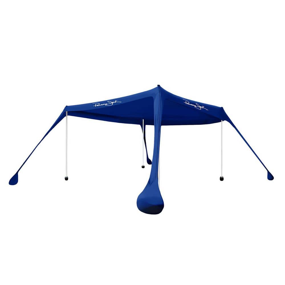 Panama Jack 10 ft. x 10 ft. Blue Cabana Pop Up Shade Canopy with ...