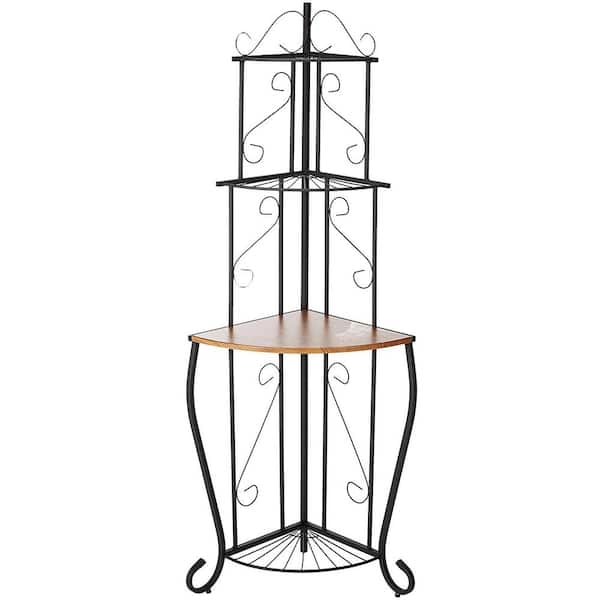 Corner bakers rack for kitchen store