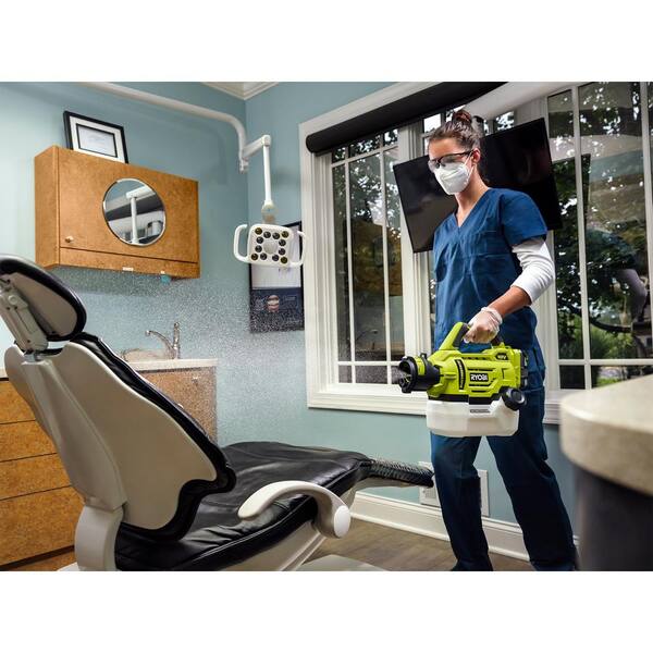 RYOBI P2890-A12 ONE+ 18V Cordless Electrostatic 0.5 Gal. Sprayer With ...