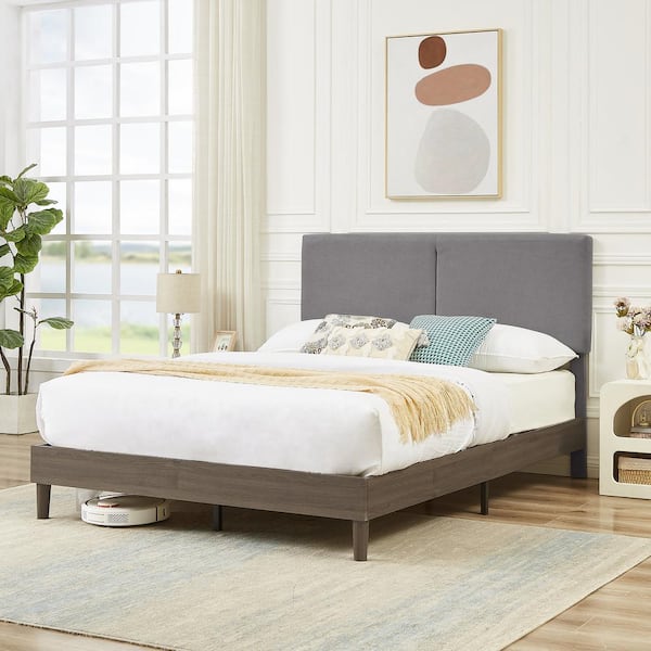 Linen fabric bed frame store