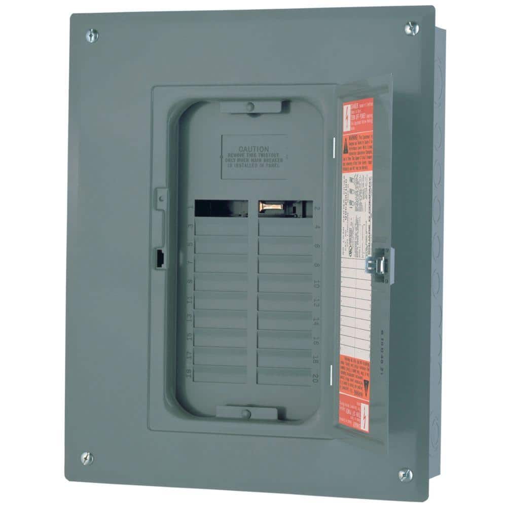 Square D QO 125 Amp 20-Space 24-Circuit Indoor Main Lug Load Center ...