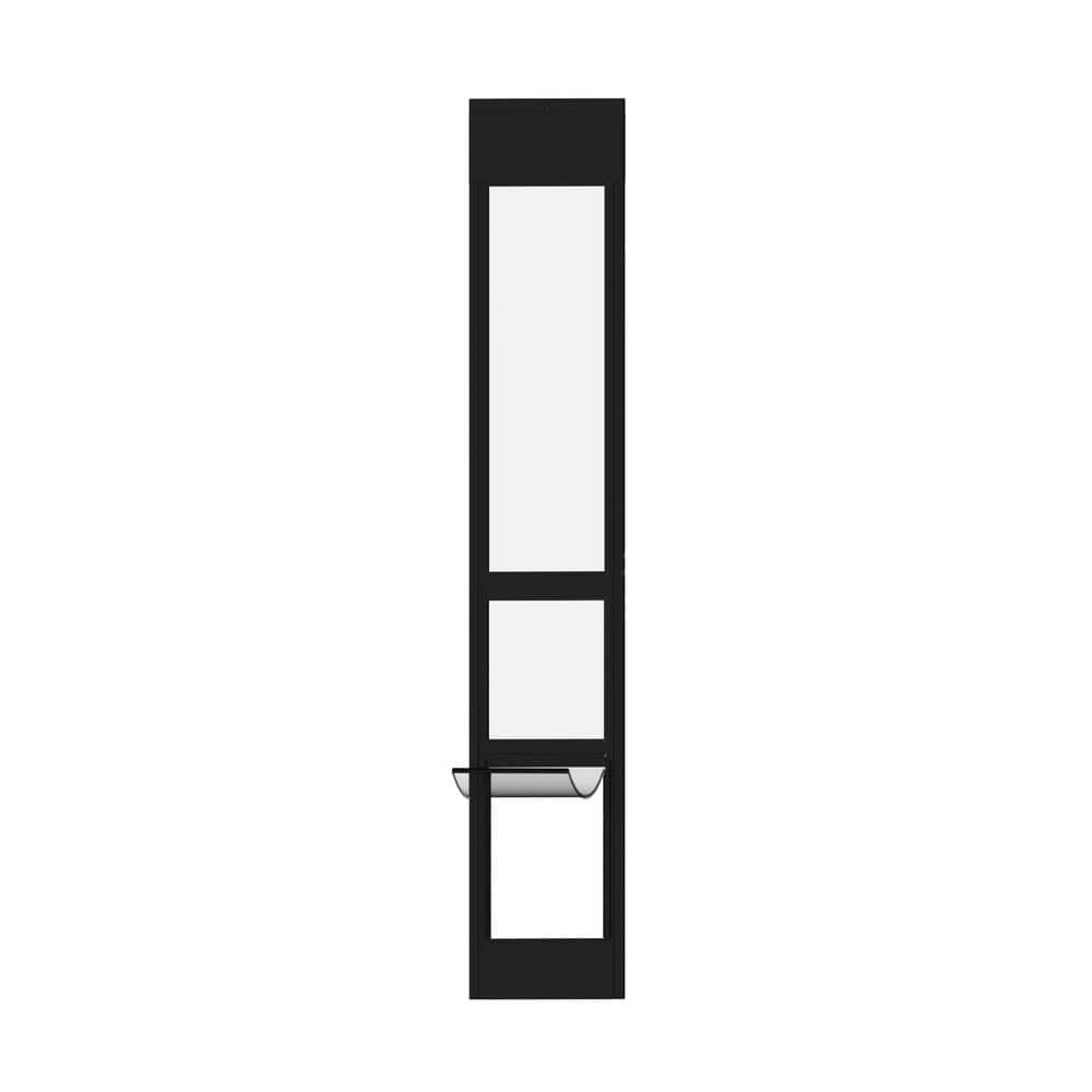 Hakuna Pets Black Glass Patio Pet Door, Large 5080 - The Home Depot