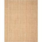 SAFAVIEH Natural Fiber Beige 9 ft. x 12 ft. Solid Area Rug NF747A-9