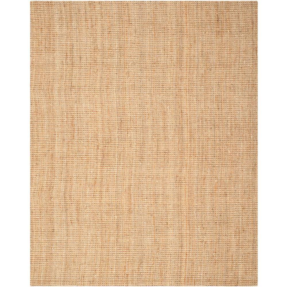 SAFAVIEH Natural Fiber Natural 9 ft. x 12 ft. Woven Border Area Rug ...