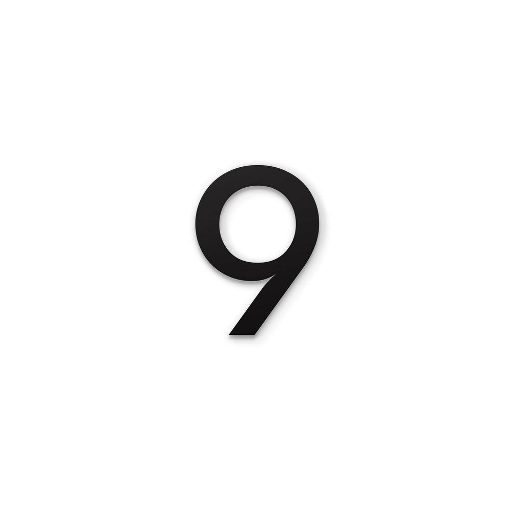 POST & PORCH 4 in. Magnetic Numbers - Black Number 9 numbers-black-9 ...