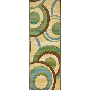 Unique Loom Outdoor Azera Multi 2' 0 x 6' 0 Runner Rug 3138550 - The ...