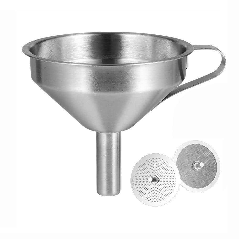 Lynzavix Stainless Steel Funnel Double-Strainer Filter Cup for 3D ...
