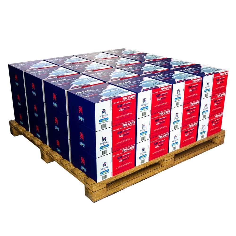 Roofing Nation LLC 1-5/8 in. Hot Dipped Galvanized Roofing Tin Caps (48 ...