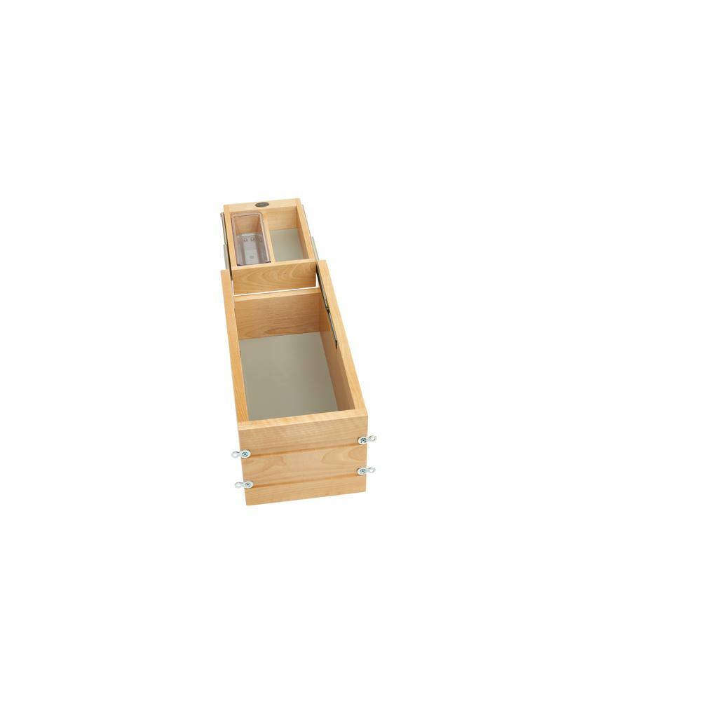 Rev-A-Shelf 12 in. Vanity Half-Tiered Drawer with Soft-Close Slides ...