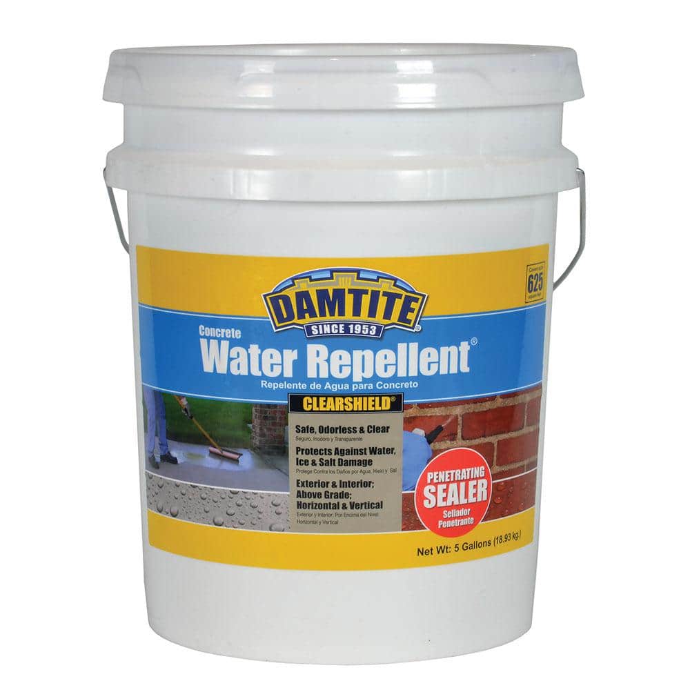 DAMTITE 5 gal. 06450 Clear Shield Water Repellent 06450 - The Home Depot