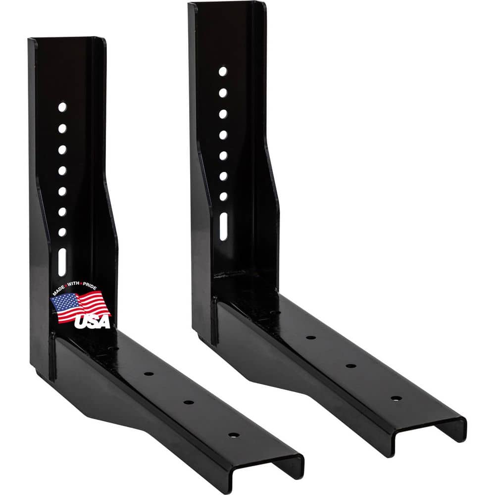 BUYERS PRODUCTS Pro Series 18 X 18 in Gloss black Structural Steel ...