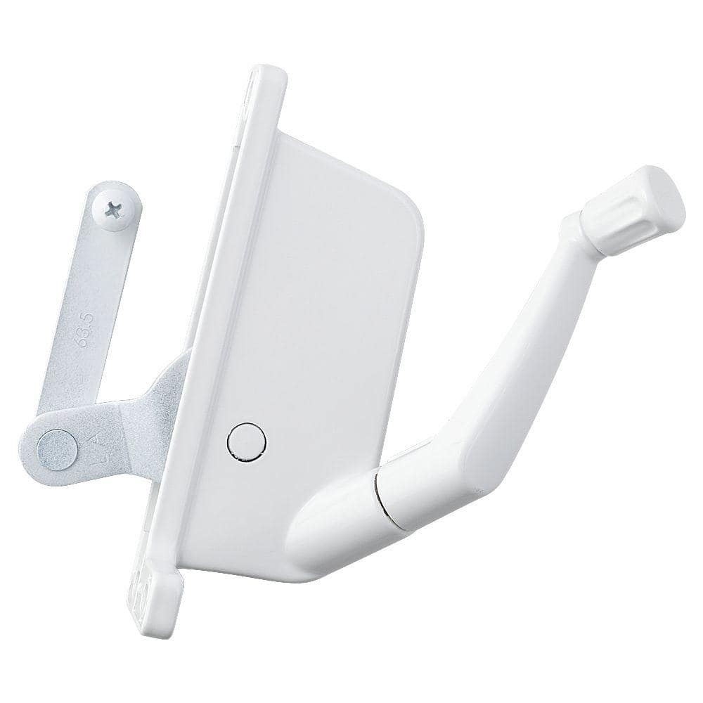 TOLEDO 1.19 in. White Steel Awning Window Operator TWH-W7R-ANRA-63.5W ...
