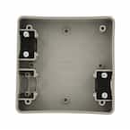 Leviton 4-in-1 Portable Box for Use with Part Nos. 1254 and 21254, Gray ...