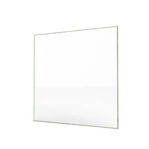 Fab Glass and Mirror 24 in. x 48 in. Clear Rectangular Tempered Glass ...
