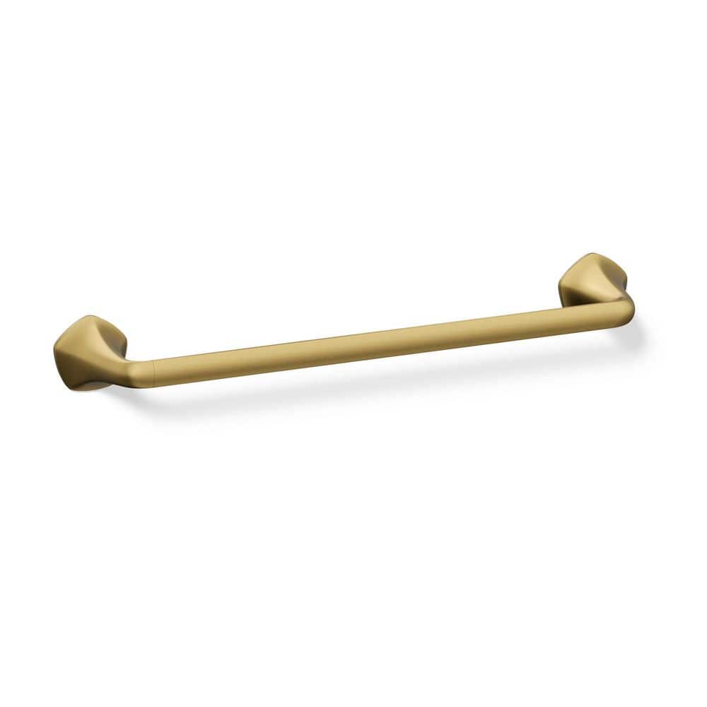 KOHLER Sundae 18 in. Wall Mounted Towel Bar in Vibrant Brushed Moderne ...