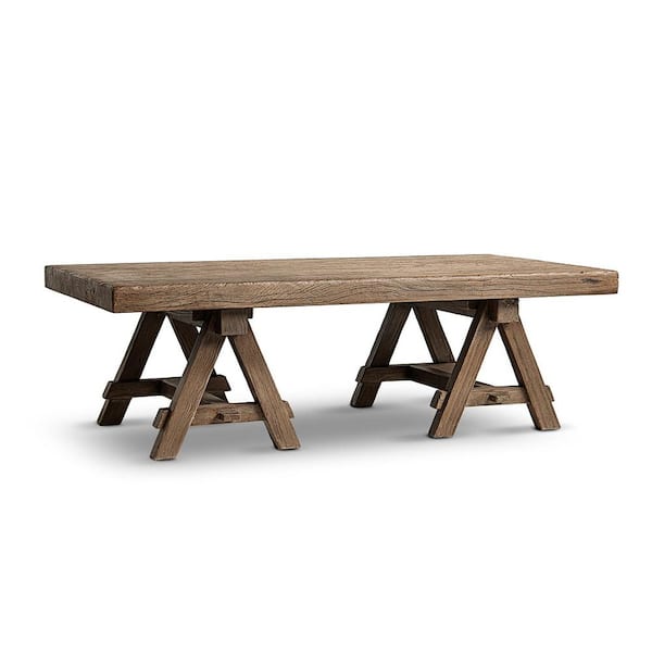 Jennifer Taylor Hawthorne 48 in. Dark Brown Rectangle Solid Wood ...