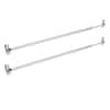 EMOH Adjustable 28" to 48" Round Sash Rod in White (Set of 2) HSASHR ...
