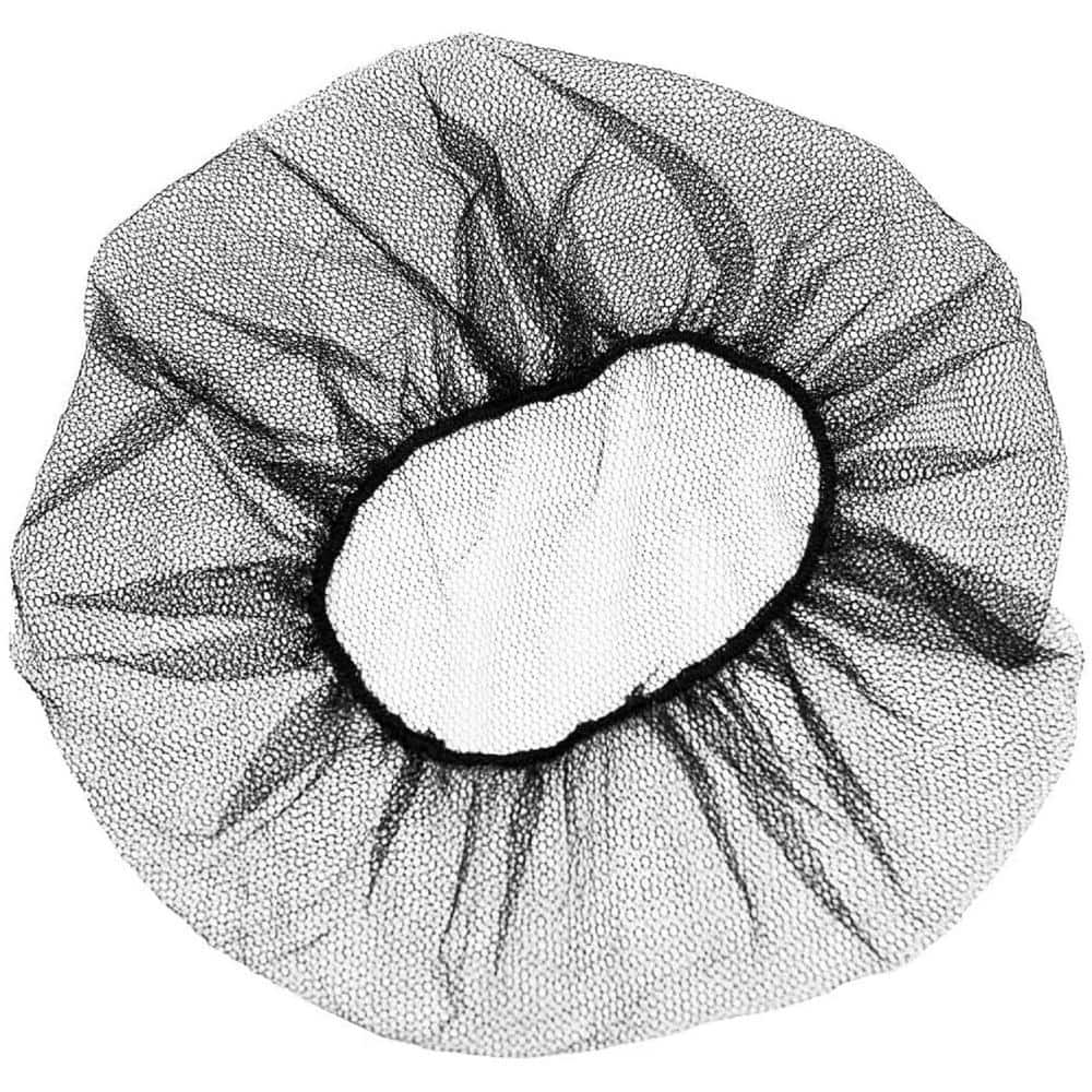 BISON LIFE Alpha-Net Disposable Nylon Honeycomb 24 in. Black Hair Nets ...