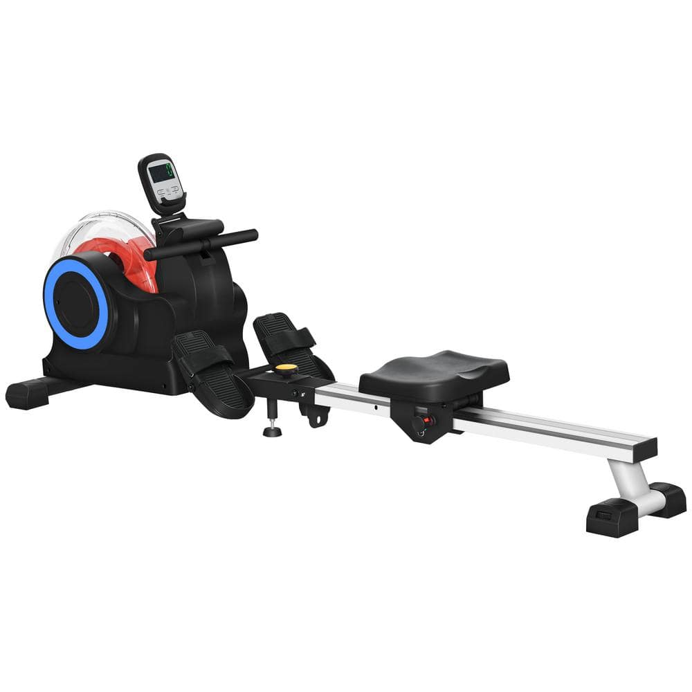 Soozier 264 lbs. Capacity Rowing Machine Foldable Rower Machine with ...
