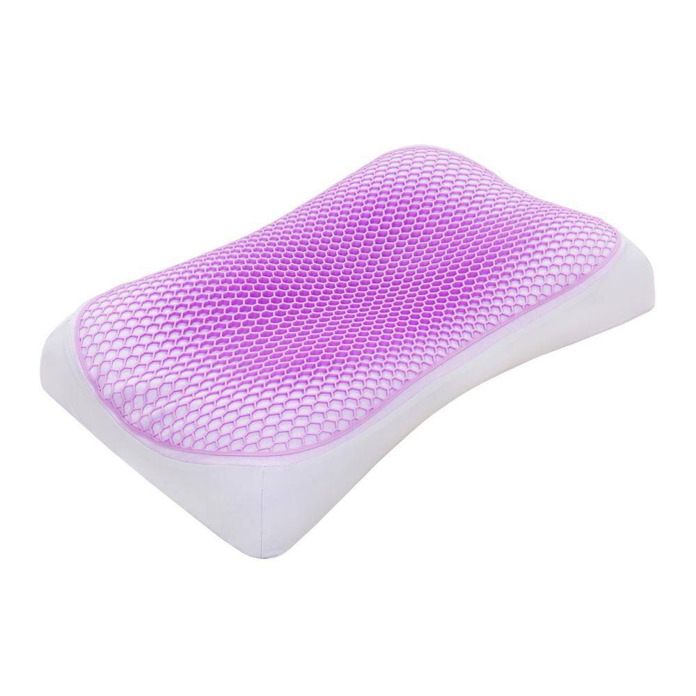 Benjara Rely Ergonomic Shape Dense Memory Foam and TPE Support Standard ...