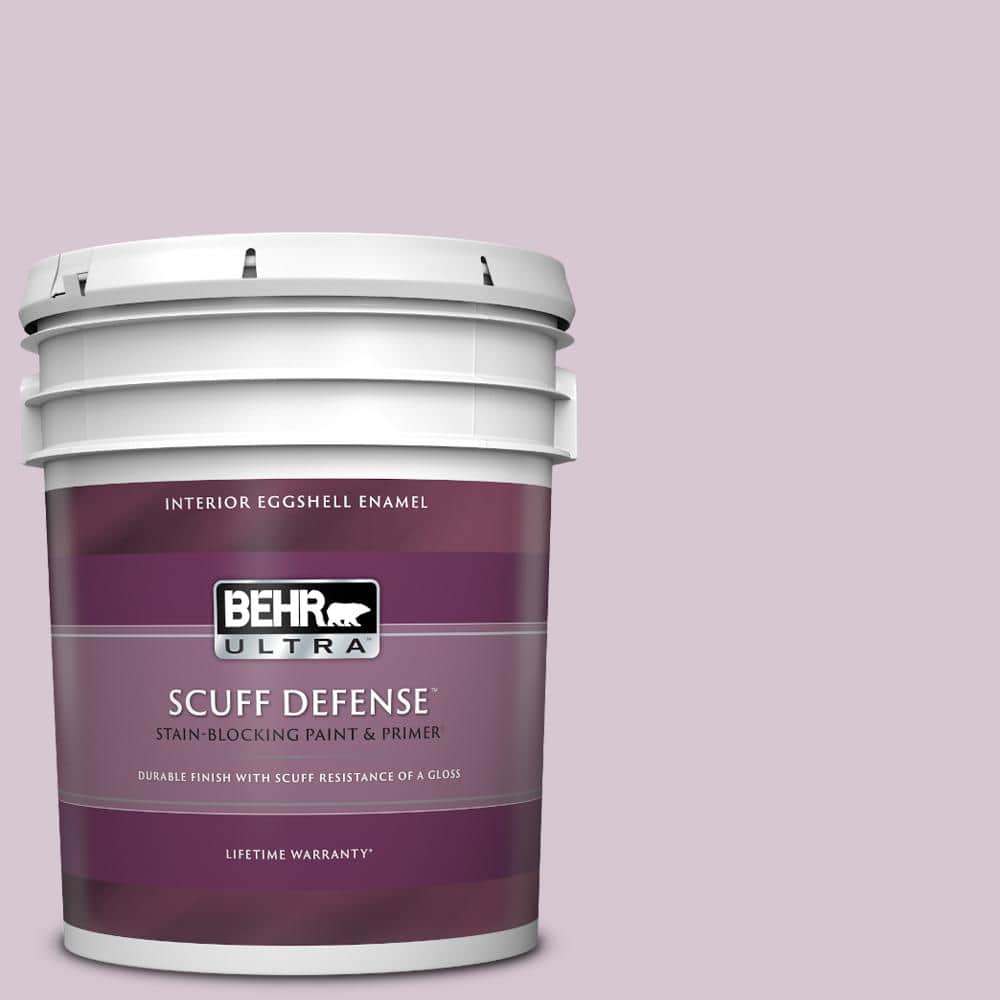 BEHR ULTRA 5 gal. #680E-3 Rosy Lavender Extra Durable Eggshell Enamel ...