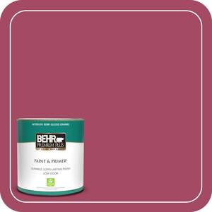 BEHR PREMIUM PLUS 8 oz. #120D-5 Glazed Raspberry Semi-Gloss Interior ...