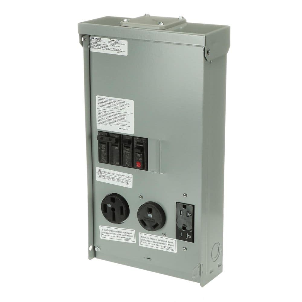 Midwest Electric Products 100 Amp 5-Space 10-Circuit Overhead RV Panel ...