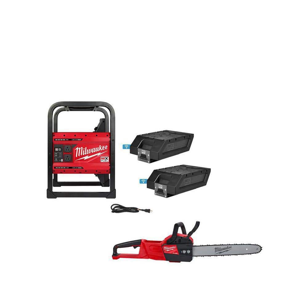 Milwaukee MX FUEL 3600-Watt/1800-Watt Lithium-Ion Battery Push Start ...