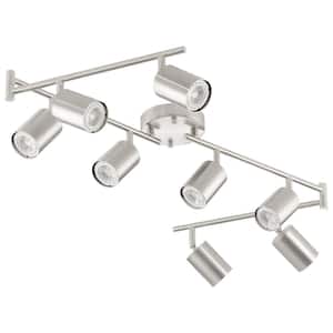 Merra 4-Light 2 ft. Matte White Ceiling Mounted Hardwired Track ...