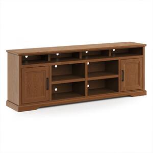 Bridgevine Home Cheyenne Bourbon TV Stand Fits TV's up to 98 in. CY1211 ...