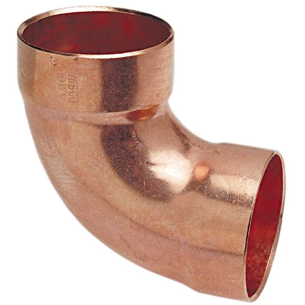 Everbilt 1-1/2 in. Copper DWV 45-Degree Fitting x Cup Street Elbow C9062HD112 - The Home Depot