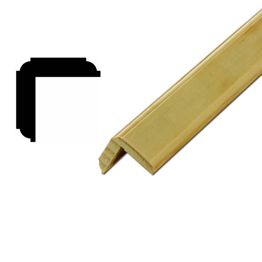 Woodgrain Millwork WM 202 1-1/8 in. x 1-1/8 in. Solid Pine Outside ...