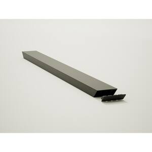 THE ORIGINAL GRANITE BRACKET 2.5 in. x 1 in. x 30 in. Black Aluminum ...