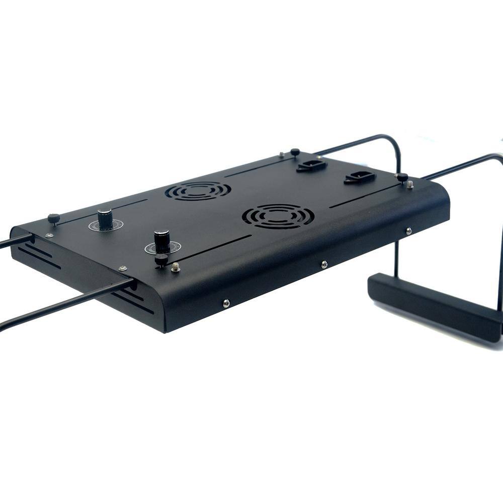 Buy Saltwater 16 in. 400-Watt Equivalence 120-Watt Black Indoor Full ...