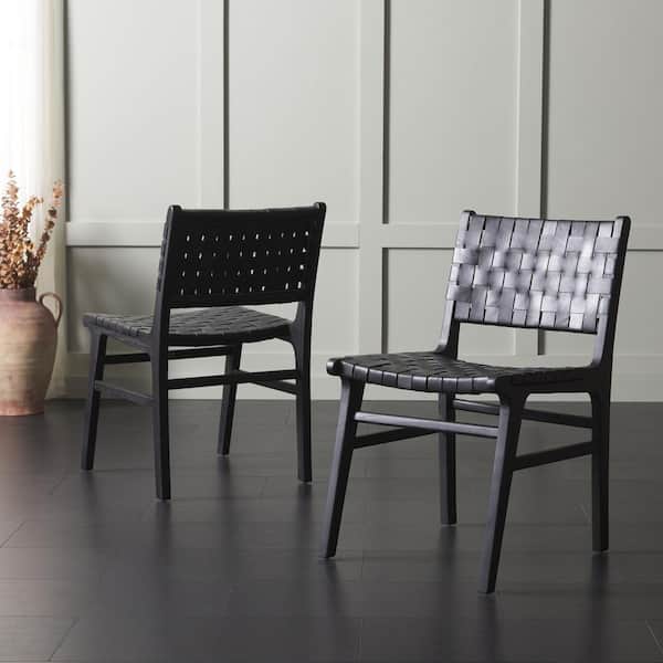 Safavieh taika leather dining chair store