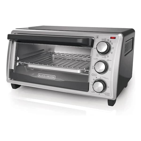 BLACK+DECKER 4 Slice Toaster Oven with Even Toast Technology 985121425M ...
