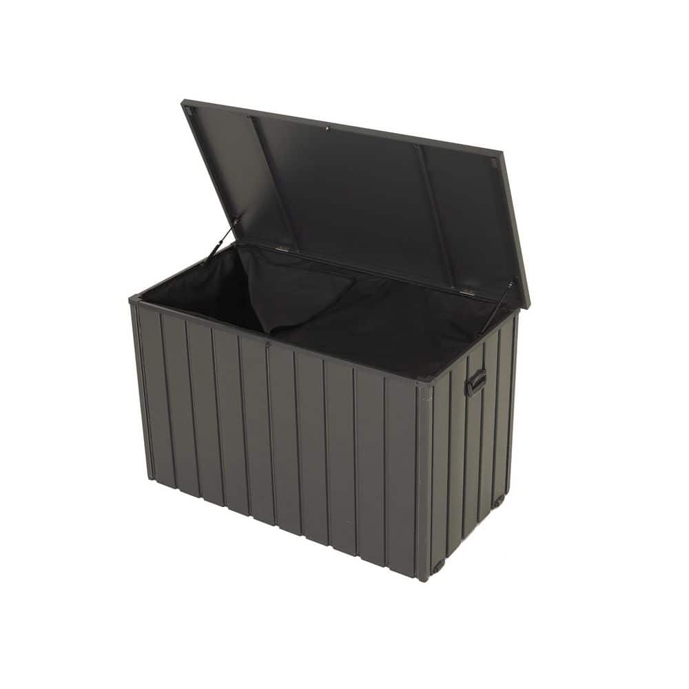 domi outdoor living 200 Gallon Outdoor Steel Deck Box with Lock and ...