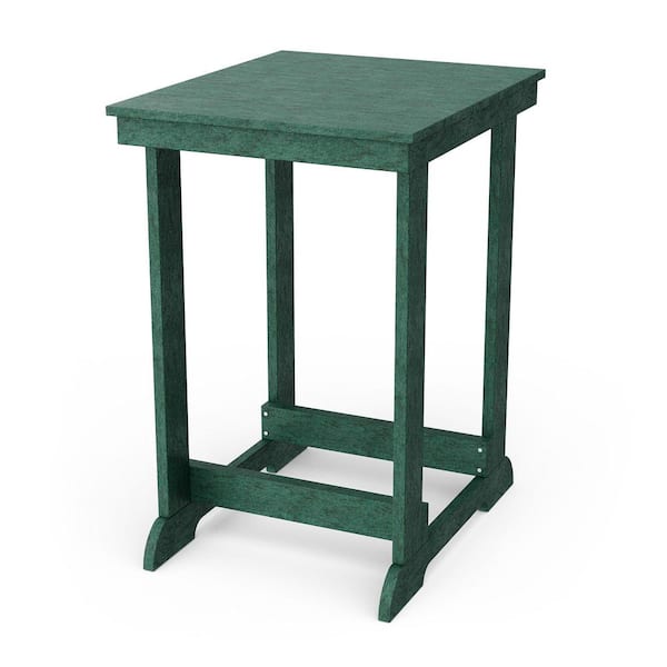 Wildridge Heritage Turf Green HDPE Plastic Outdoor Patio Counter Height ...