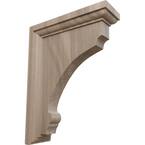 Ekena Millwork 2-1/2 in. x 8 in. x 6 in. Walnut Medium Thompson Bracket ...