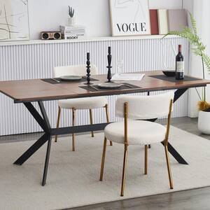 Magic Home Set of 2 Ergonomic PU Leather Dining Chair Morden Desk Chair ...