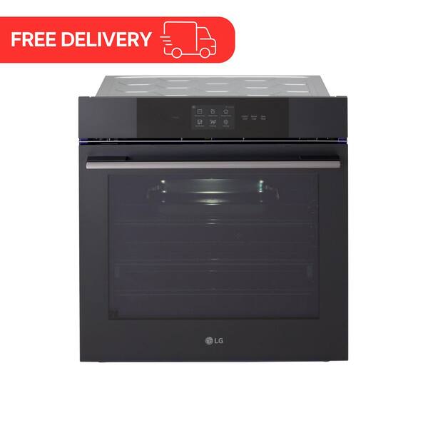LG 24 in. 3.0 Cu. Ft. Smart Single Electric Wall Oven with Pro Bake ...