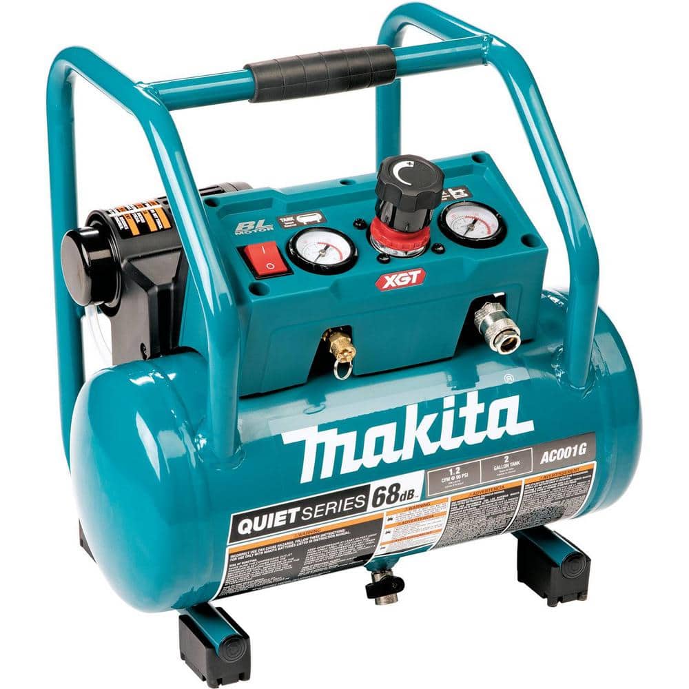 Makita 40V max XGT Brushless Cordless 2 Gallon 135 PSI Quiet Series Air ...