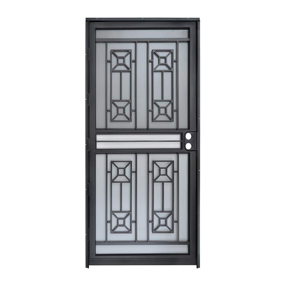 Grisham Craftsman 36 in. x 80 in. Universal/Reversible Hinging Steel ...