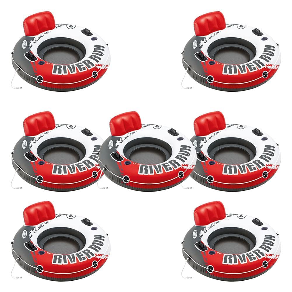 Intex River Run 1, 53 in. Inflatable Floating Tube Lake Pool Ocean Raft ...