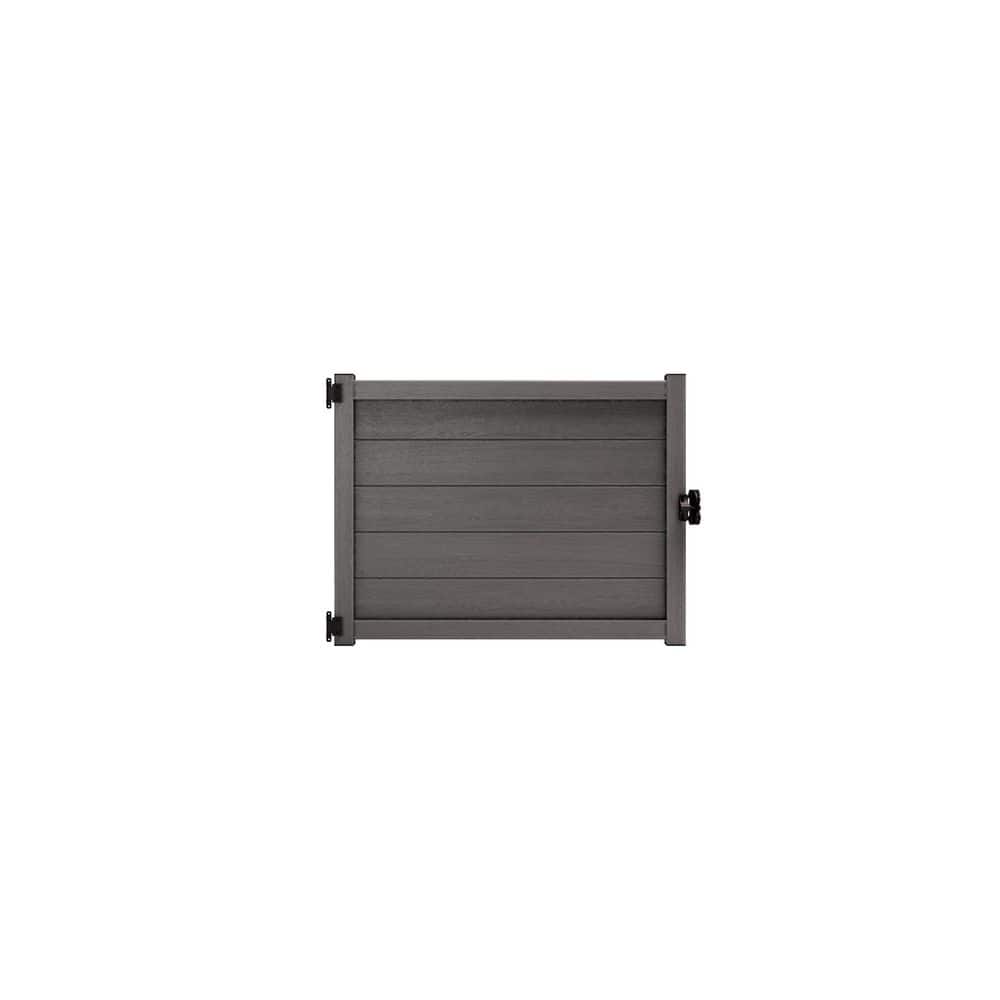 Natures Composites Composite Modern Horizontal Privacy Perimeter Gate ...