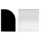 HOUSE OF FARA 7/16 in. x 13/16 in. x 96 in. Hardwood Mullion Shoe ...