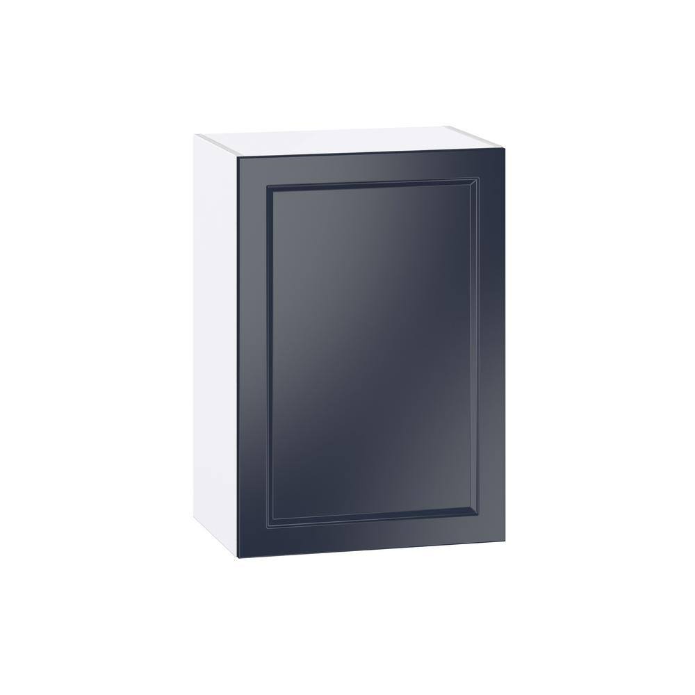 Reviews for J COLLECTION Devon Painted Blue Recessed Assembled Wall ...