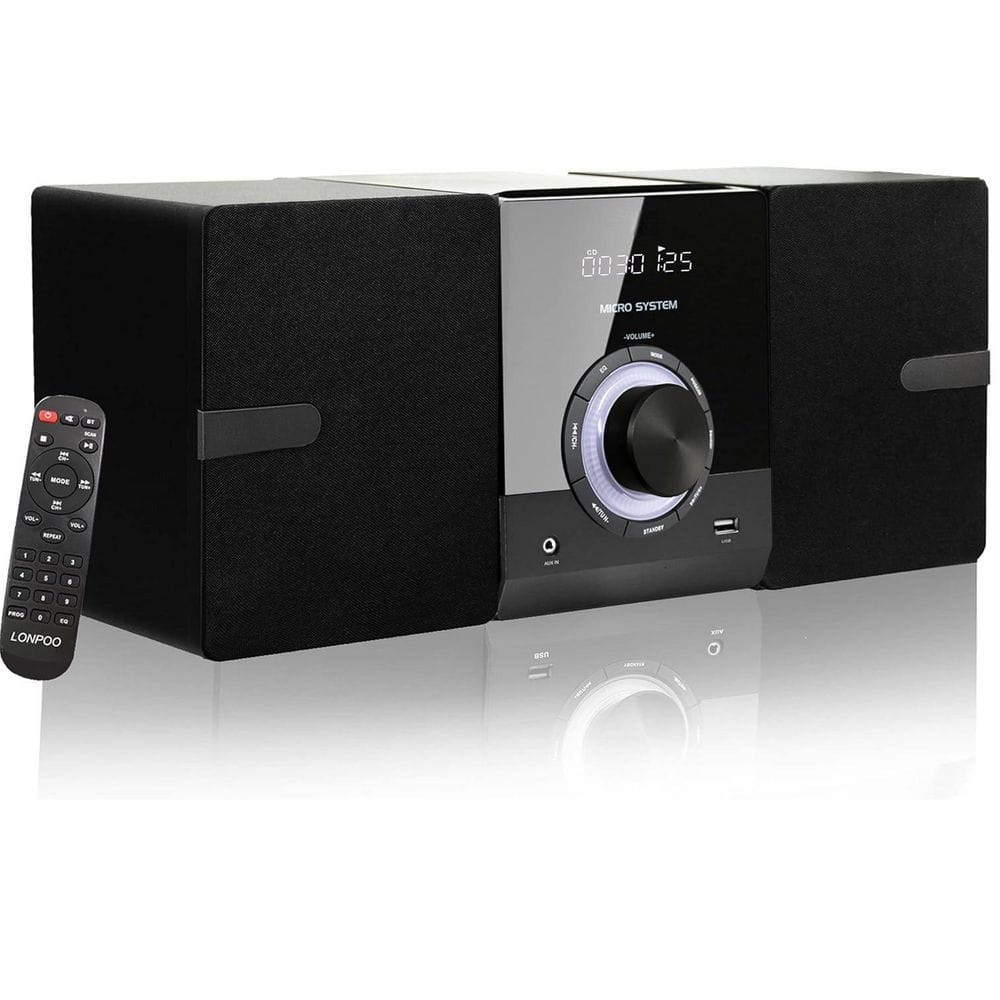 Yichuhaoxi Compact 30W Stereo System-CD Player, Bluetooth, FM Radio ...
