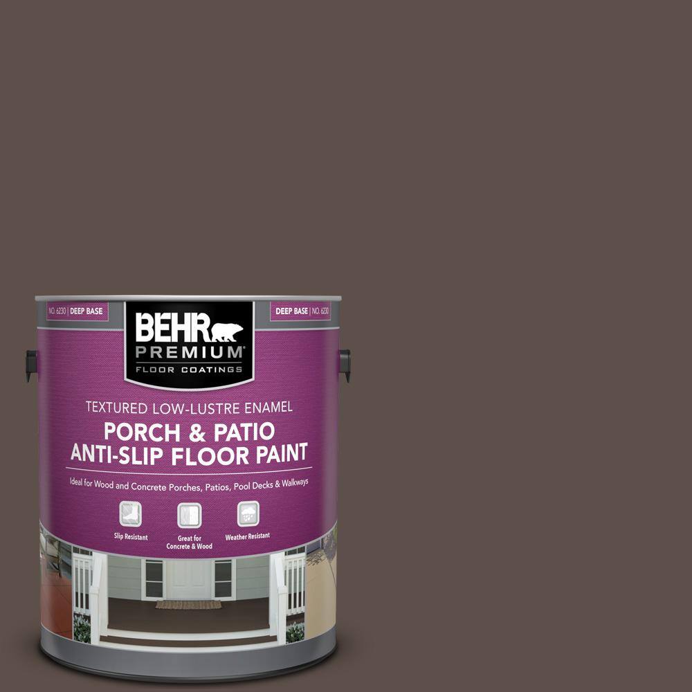 BEHR PREMIUM 1 gal. #HDC-AC-07 Oak Creek Textured Low-Lustre Enamel ...