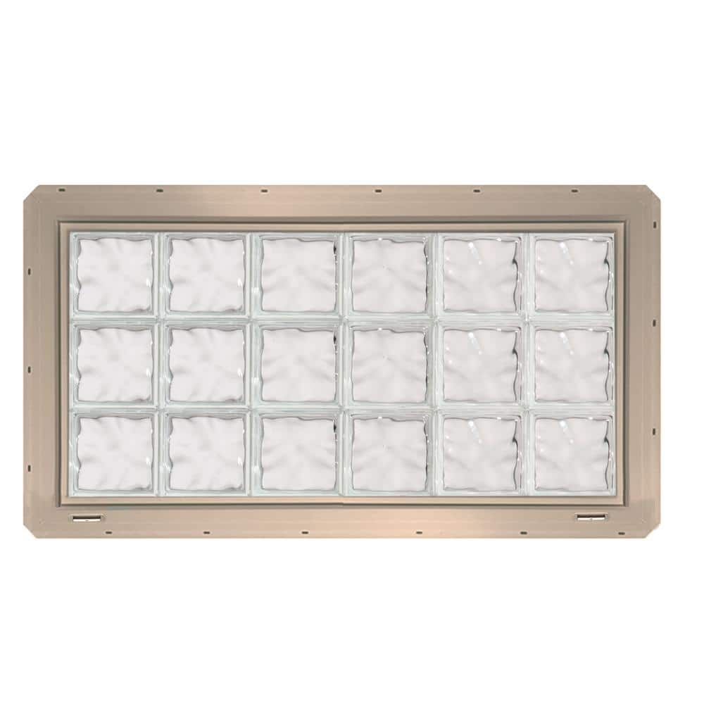 CrystaLok 46.75 in. x 24.25 in. x 3.25 in. Wave Pattern Vinyl Framed ...